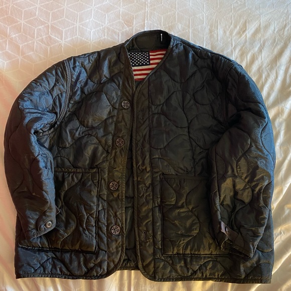 APV CAMO | Jackets & Coats | Vintage Upscaled Oversized Army Quilted ...